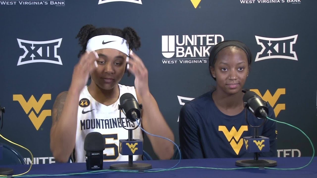WATCH: Sydney Shaw and Jordan Harrison recap WVU's 85-40 win over ETSU ...