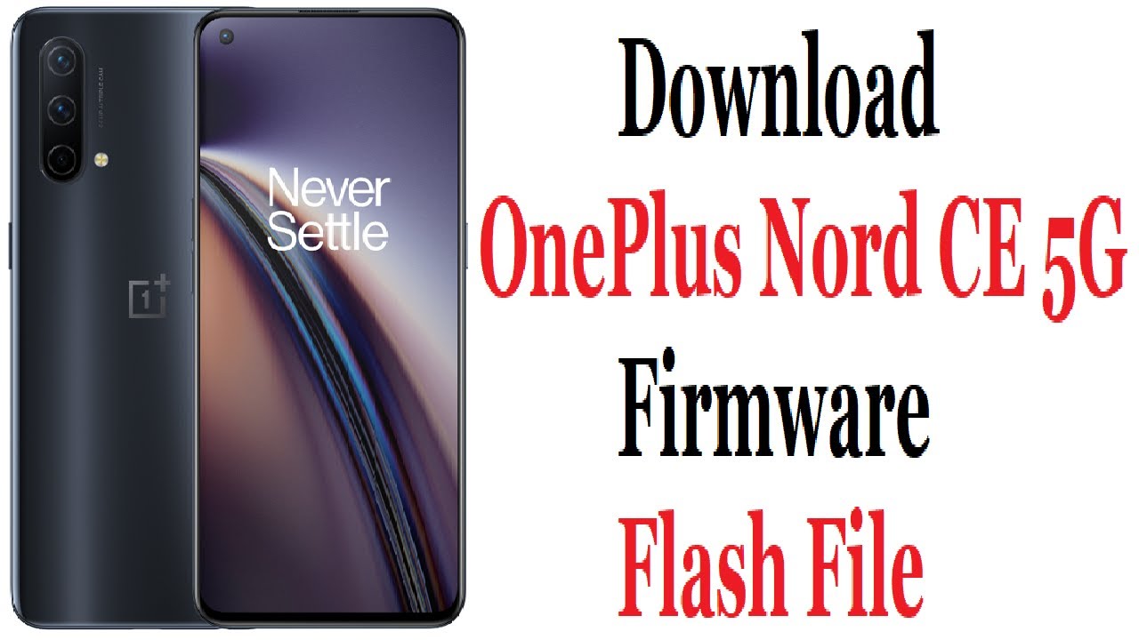 OnePlus Nord CE 5G Firmware Flash File EDL ROM - YouTube