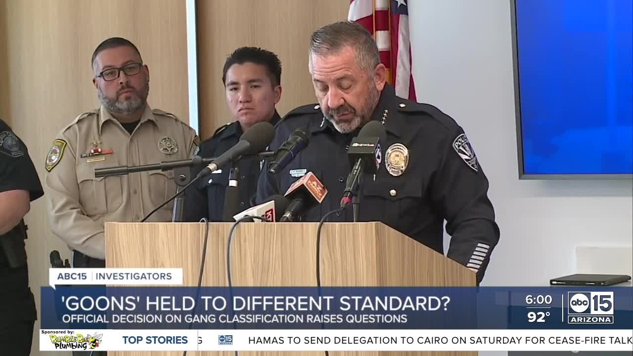 Official decision on Gilbert Goons gang classification raises questions ...