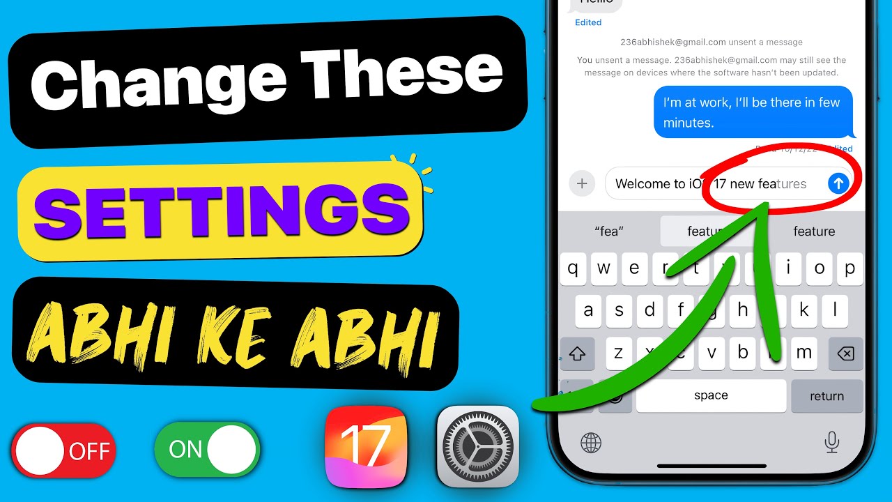 iOS 17 Settings You Need to Change Right NOW! - iOS 17 Settings You ...
