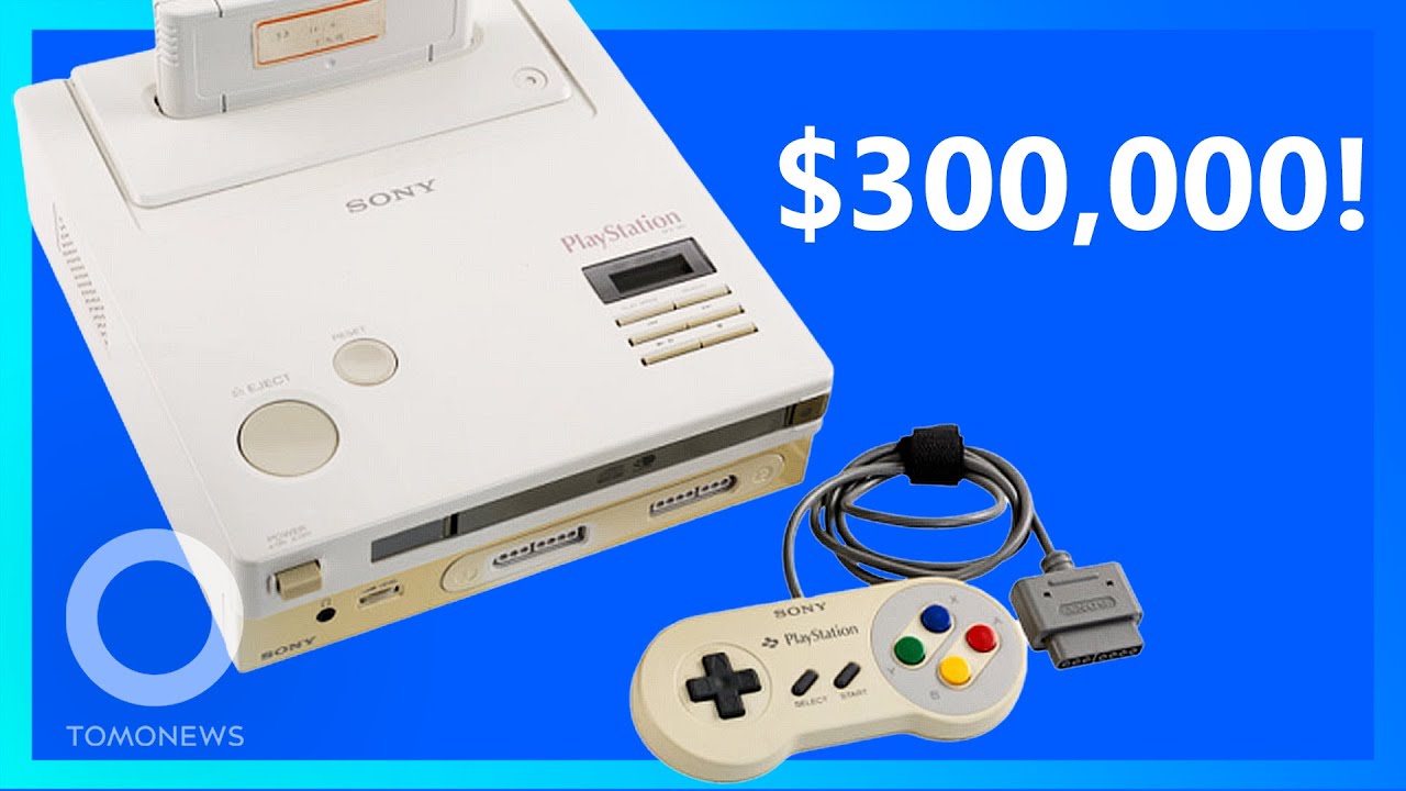 Ultra-rare Nintendo PlayStation sells for $300,000 - TomoNews - YouTube