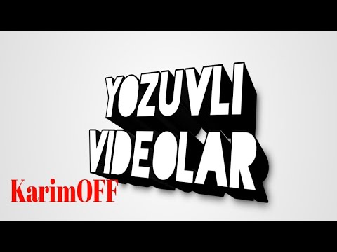 Yozuvli Videolar Statuslar - YouTube