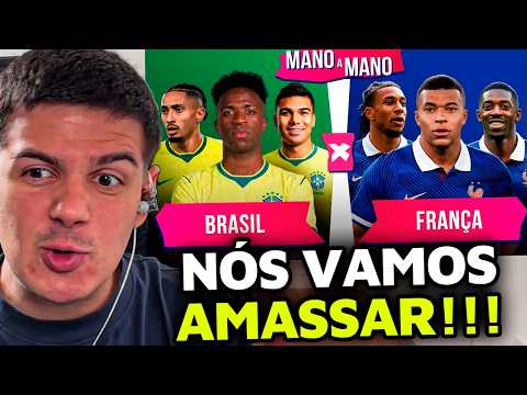 SELEÇÃO BRASILEIRA x SELEÇÃO FRANCESA - QUEM LEVA A MELHOR? - wardi REAGE!