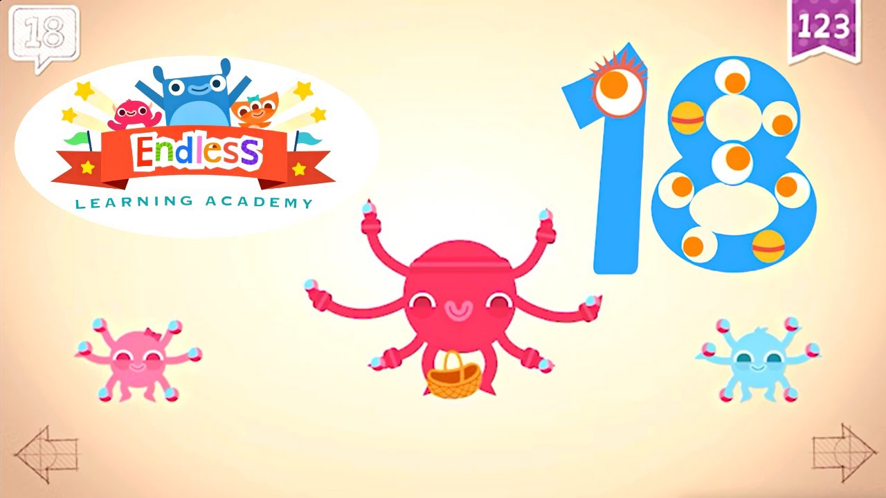 Endless Numbers 18 | Learn Number Eighteen | Fun Learning for Kids ...