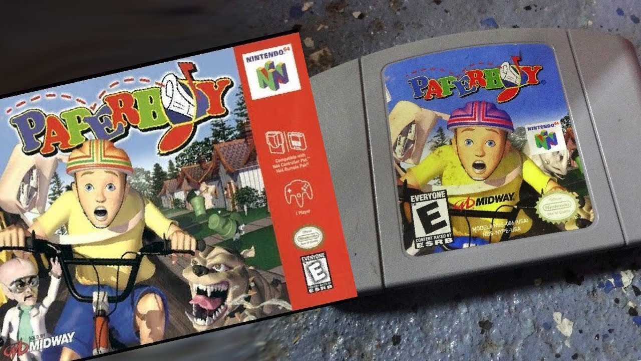 PAPERBOY GAMEPLAY LIVE (random game from 1999) - YouTube
