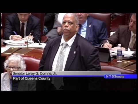 Senator Comrie comments on the nomination of Judge Peter F. Vallone, Jr ...