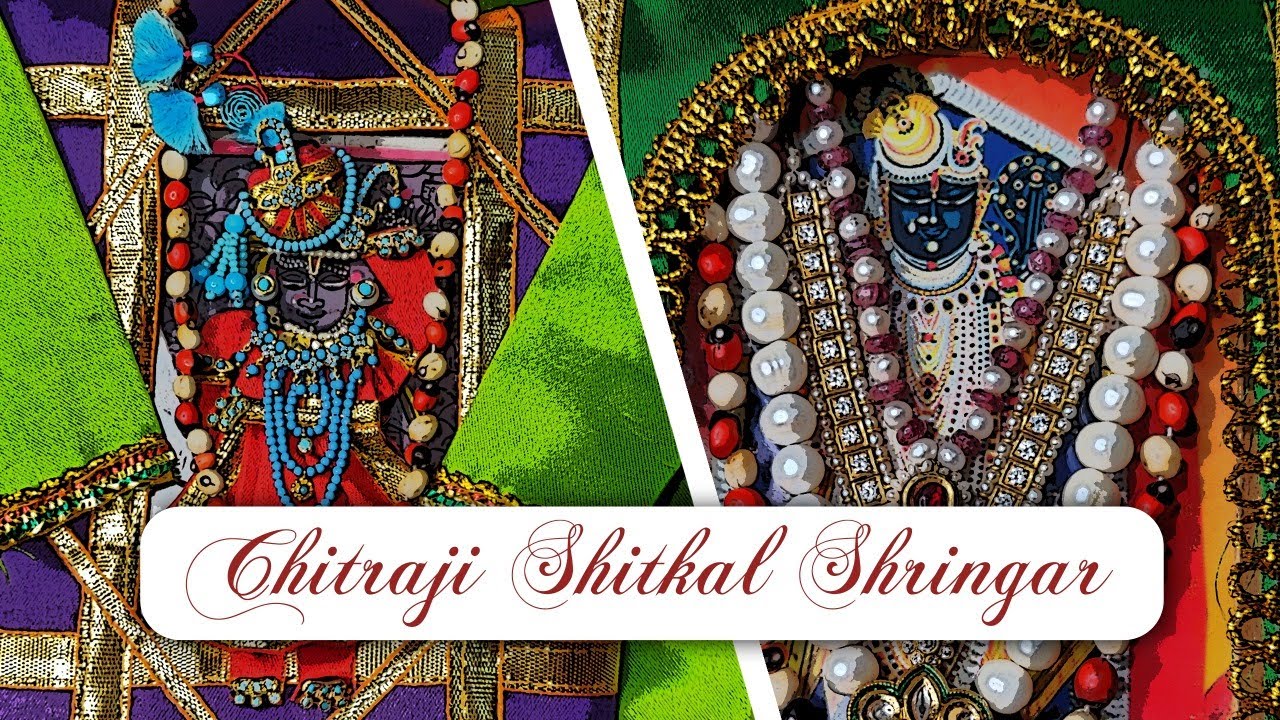 CHITRAJI Gherdar-Pagh-Katra Shringar Kram | Pushtimarg Seva - YouTube