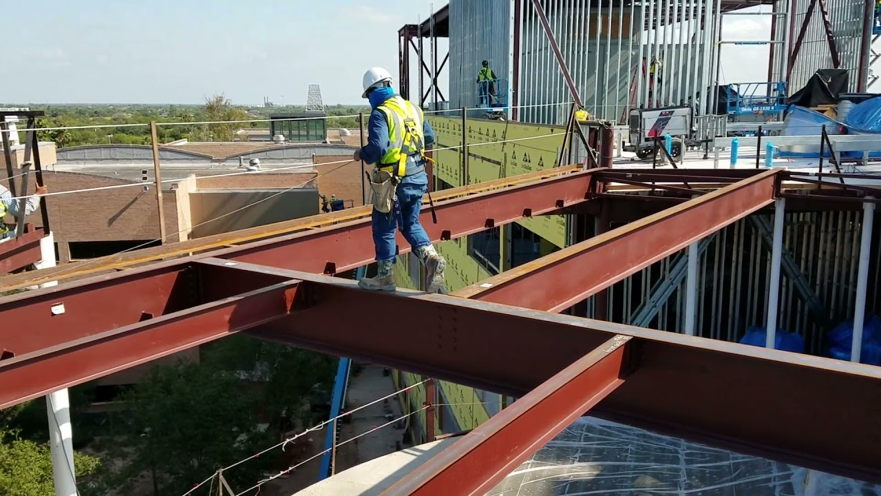 Walking beams ironworkers #goodvibes - YouTube