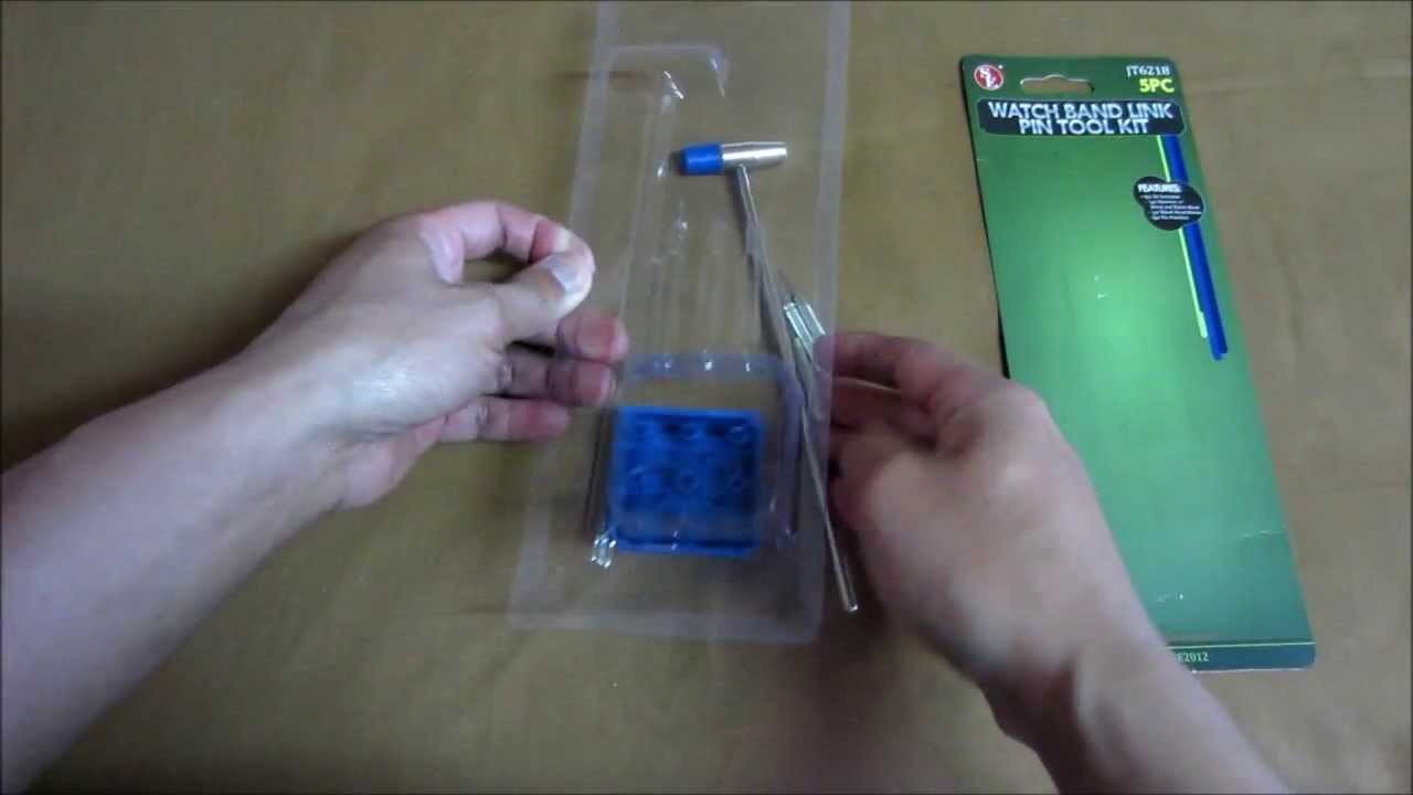 Watch Band Link Pin Tool Kit - YouTube