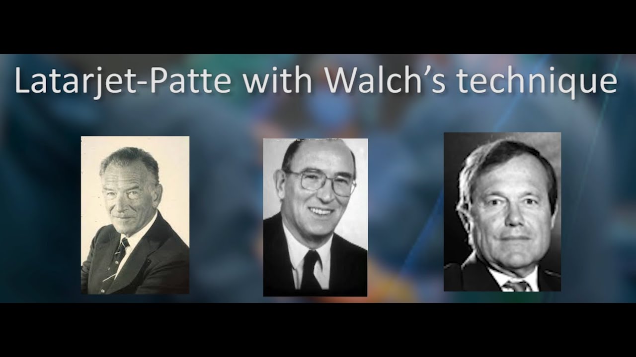Latarjet-Patte with Walch’s technique - Stefan Bauer (CH) - YouTube