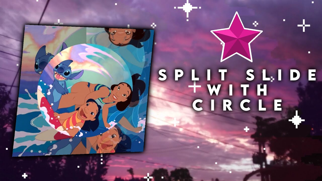 Split Slide with Circle- VideoStar Tutorial - YouTube