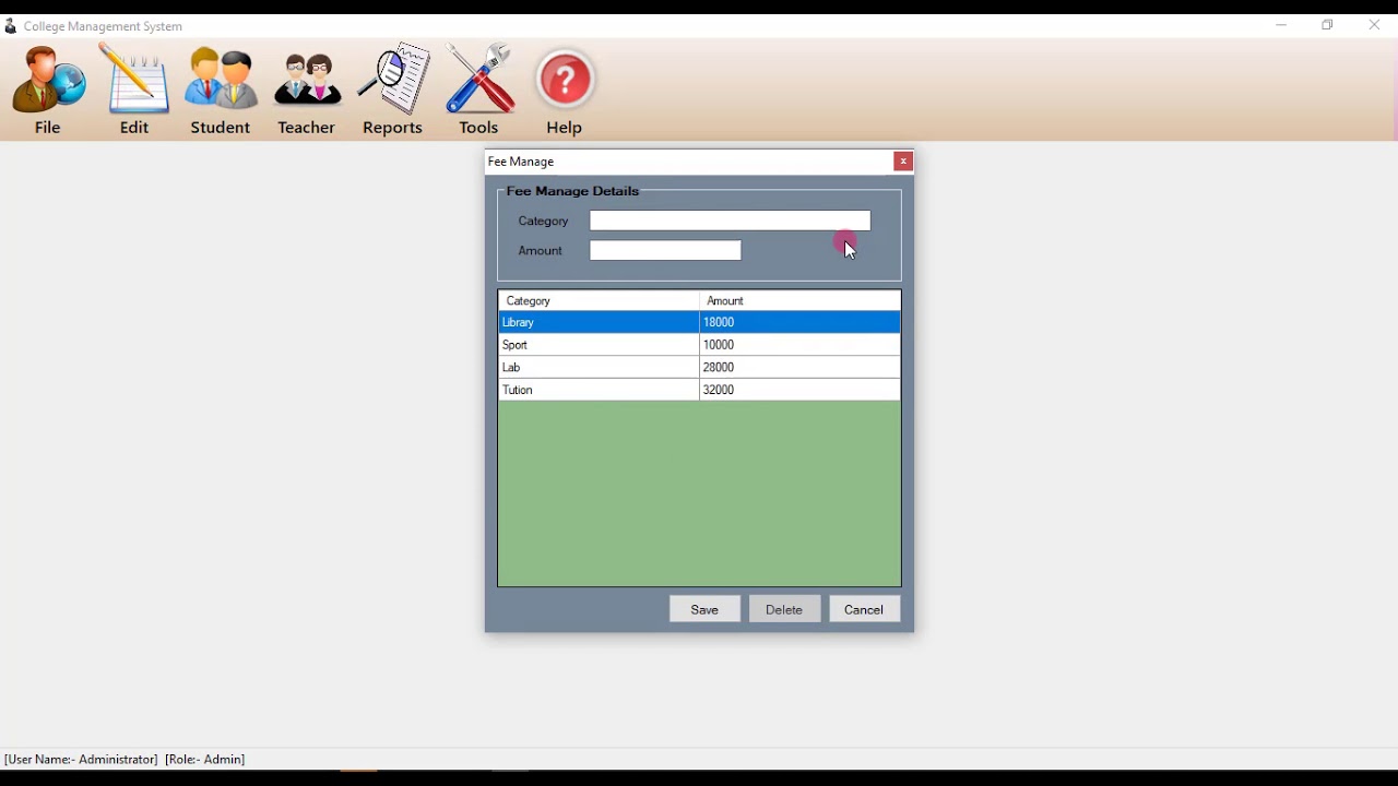 Simple College Management System using C# DEMO - YouTube