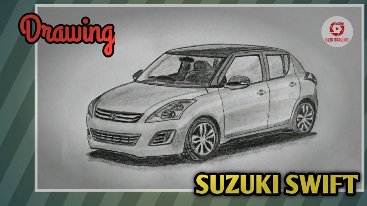 Drawing Suzuki Swift - YouTube