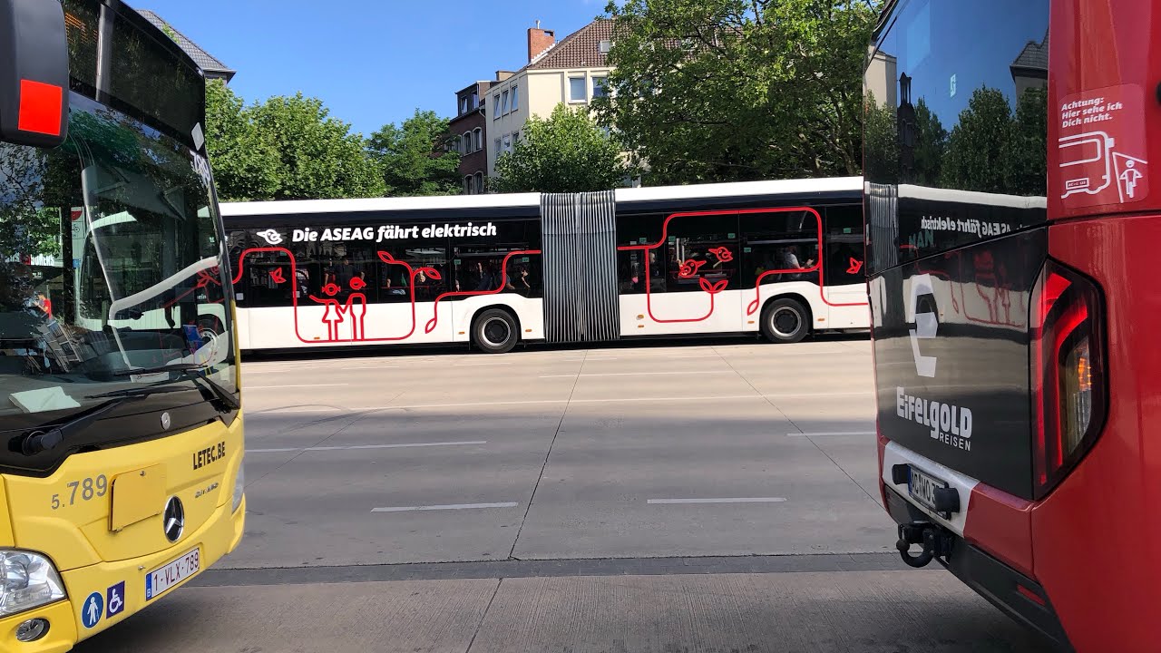 Die Buslinien in Aachen Teil 1. | Hauptbahnhof | ASEAG | AVV - YouTube