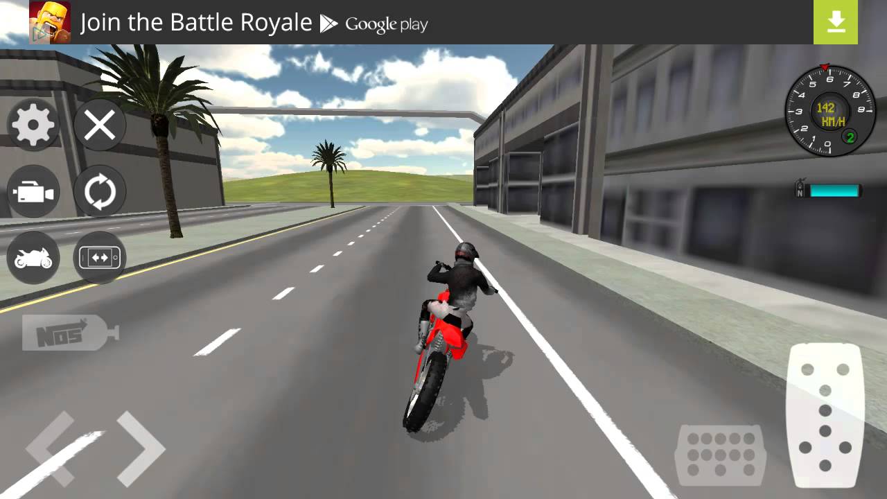 Extreme motorbike app test - YouTube