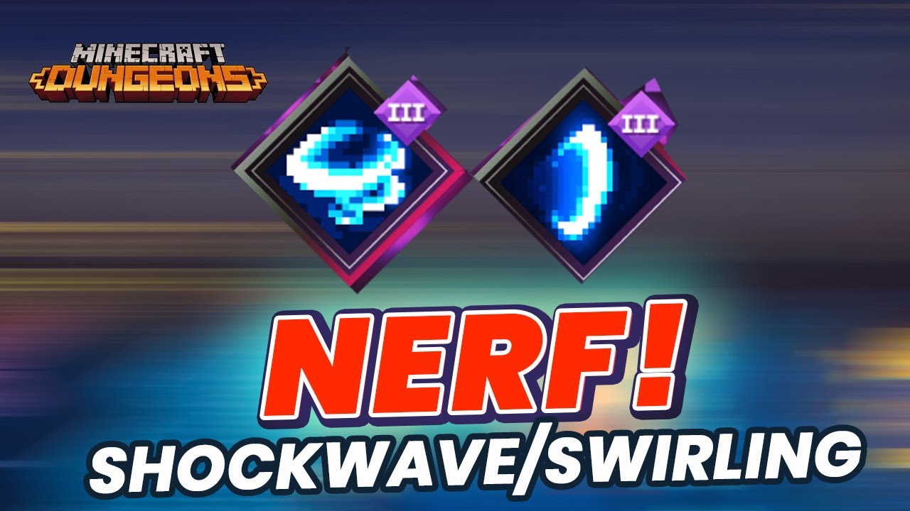 Minecraft Dungeons Shockwave/Swirling BIG NERF - Is Fighter's Bindings ...