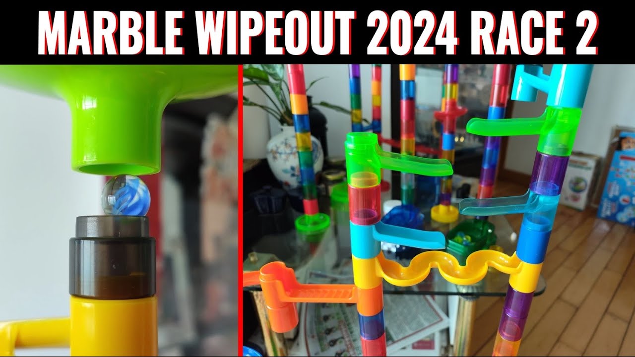 Chaotic Race 2: Hop Drop | Marble Wipeout Marble Race 2024 - YouTube