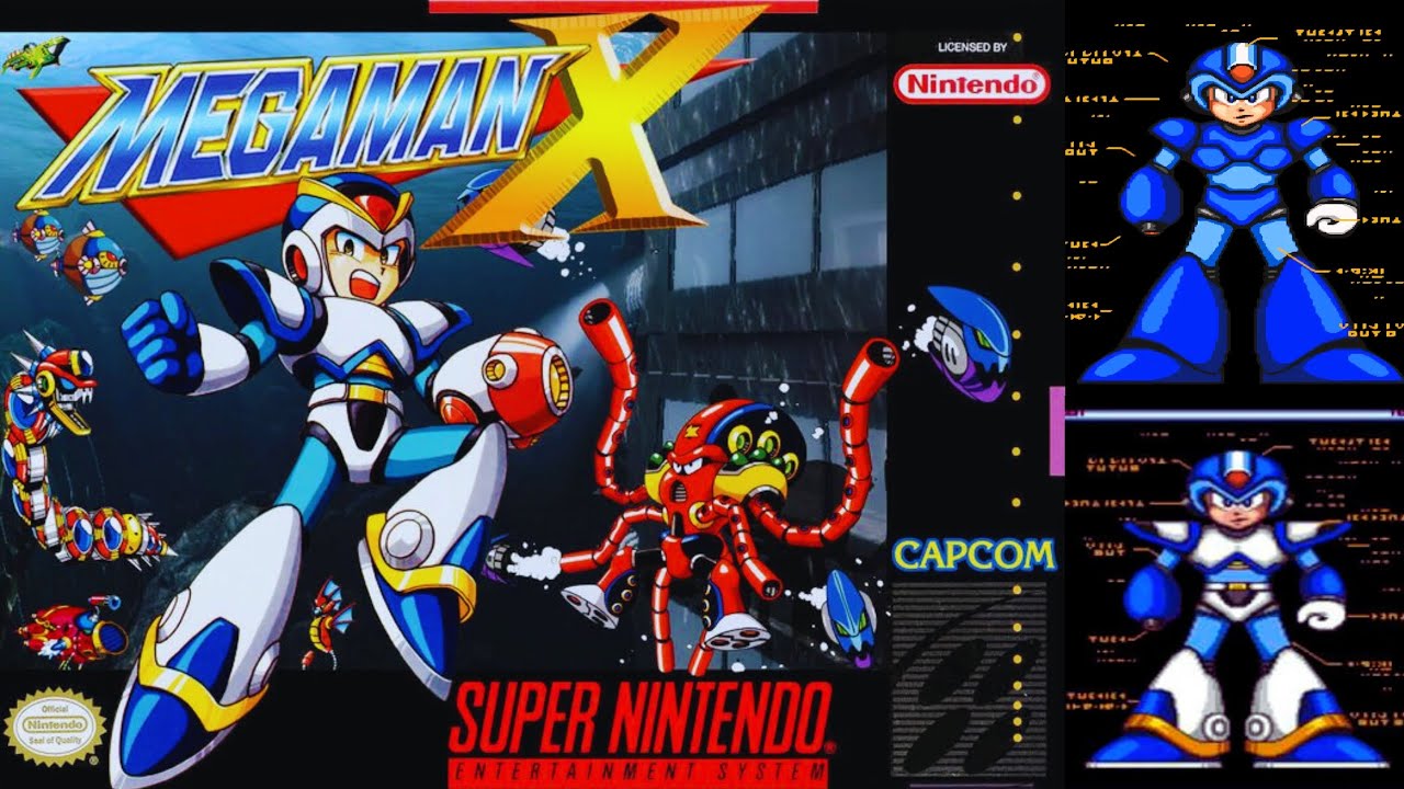 MEGA MAN X / PARTE 2 ( SNES ) - 100% [Todos Sub Tanks, Heart Tanks ...
