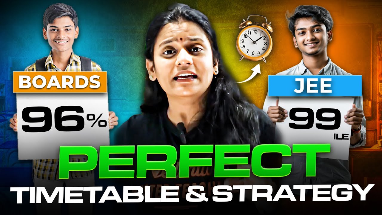 Boards + JEE Preparation | Perfect Daily Time Table | Study Like a ...