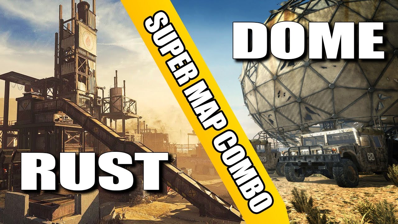RUST & DOME: SUPER MAP COMBO! (Call of Duty Zombies Map) - YouTube