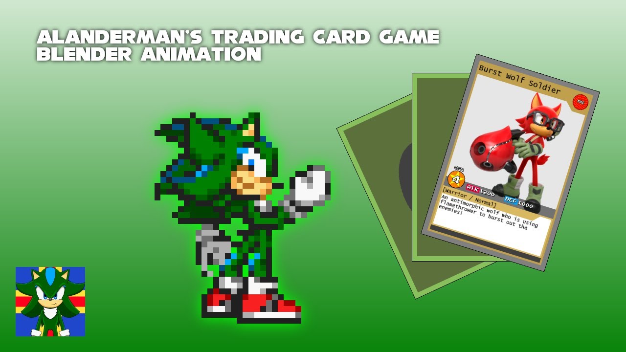 Alanderman's Trading Card Game Animation [Blender 3D] by AlanderMan96 ...