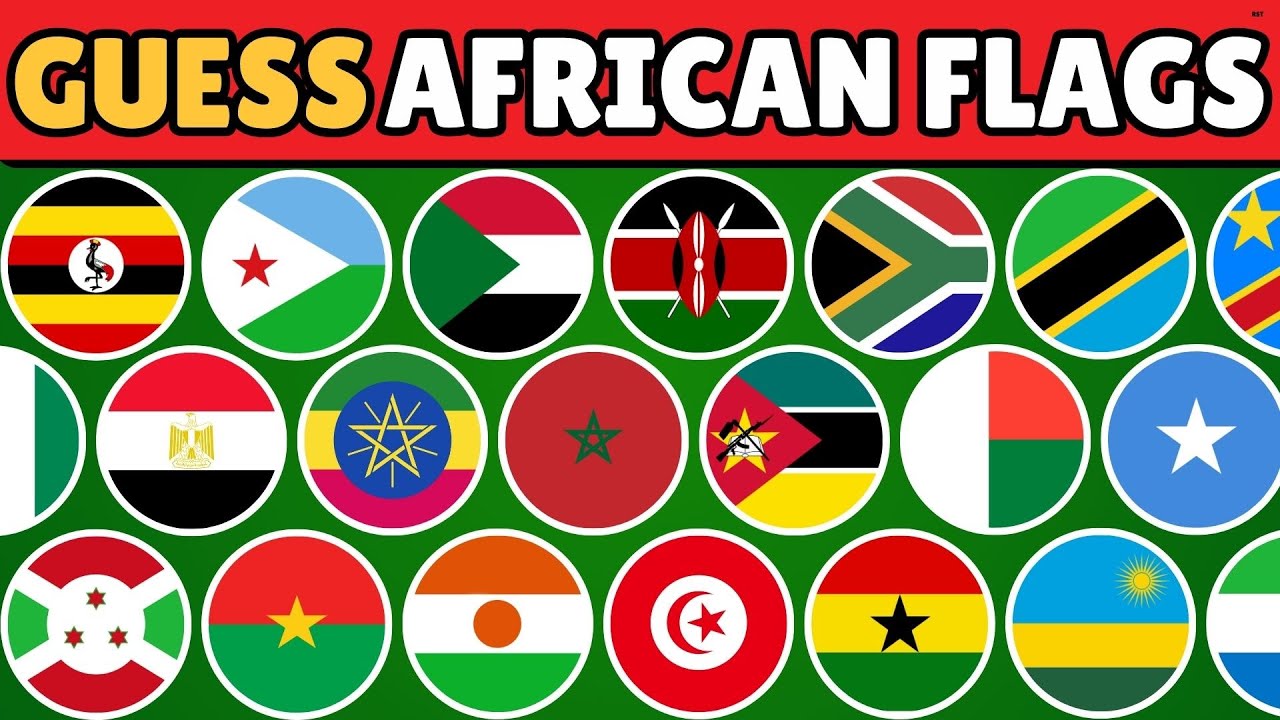 GUESS ALL 55 AFRICAN FLAGS | GUESS THE FLAG | GUESS THE COUNTRY #quiz # ...