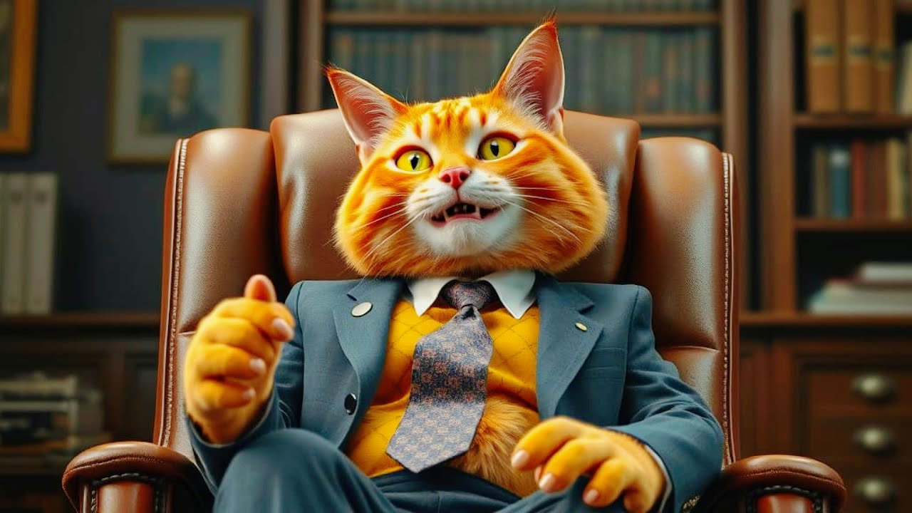WHEN YOUR BOSS IS A CAT LITERALLY || CAT CEO vs THE TUNA THIEF | WHEN ...