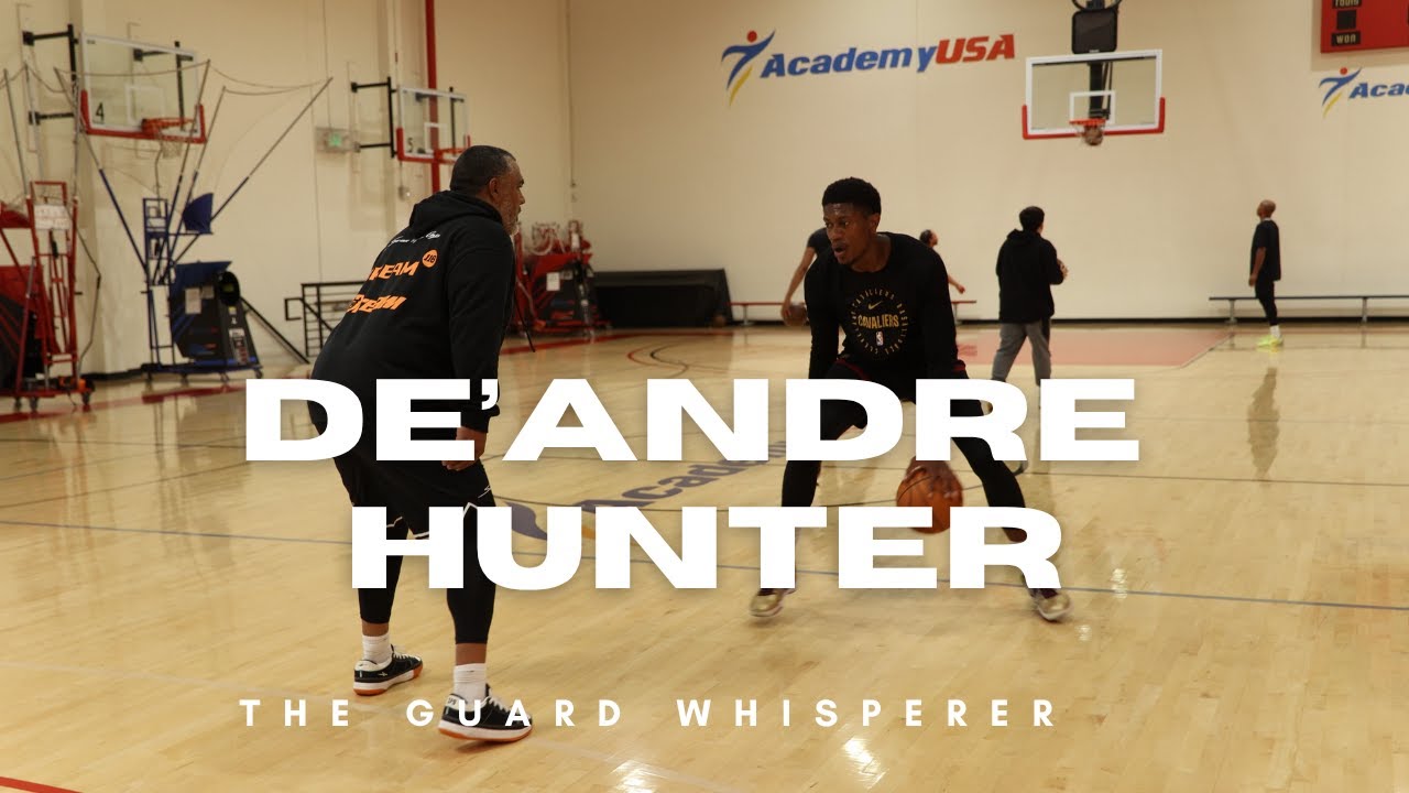 De’Andre Hunter Sharpens His Game with Olin Simplis | Shooting, Drive-to-Post Fade & More - YouTube