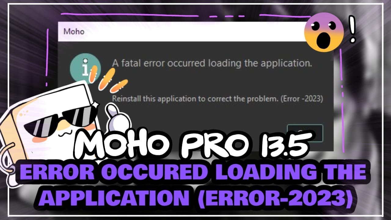 TUTORIAL | A FATAL ERROR OCCURRED LOADING THE APPLICATION (ERROR -2023 ...