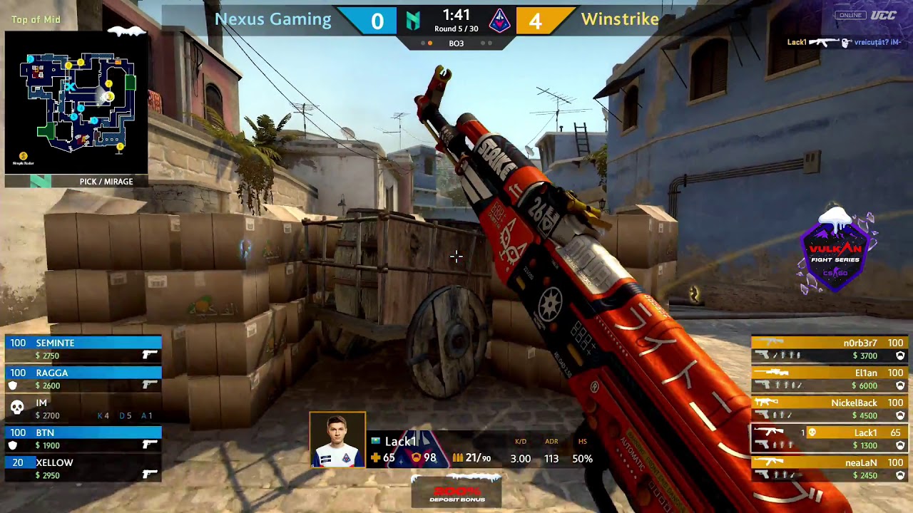 (RU) Nexus Gaming vs Winstrike | map 2 | Vulkan Fight Series | by ...