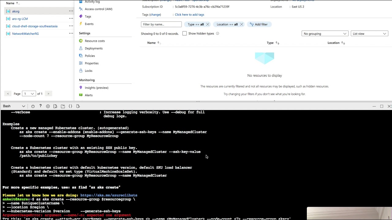 How to create AKS Azure Kubernetes cluster using CLI - YouTube