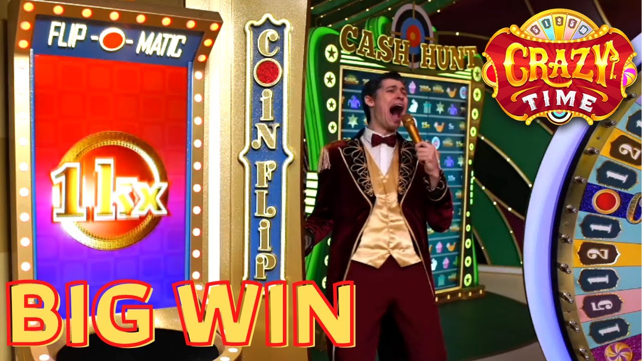 20x Multiplier Crazy Time 1000x Coin Flip!! BIG win!!😱🤑 - YouTube