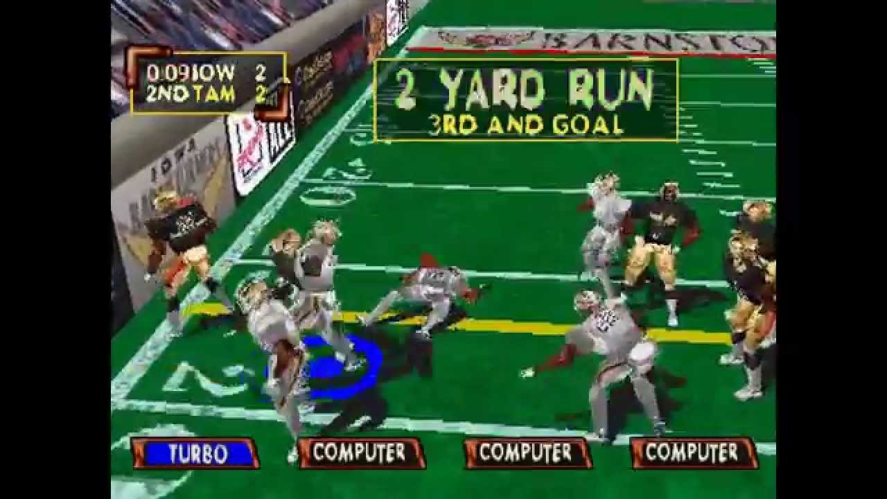 Kurt Warner's Arena Football Unleashed ... (PS1) Gameplay - YouTube