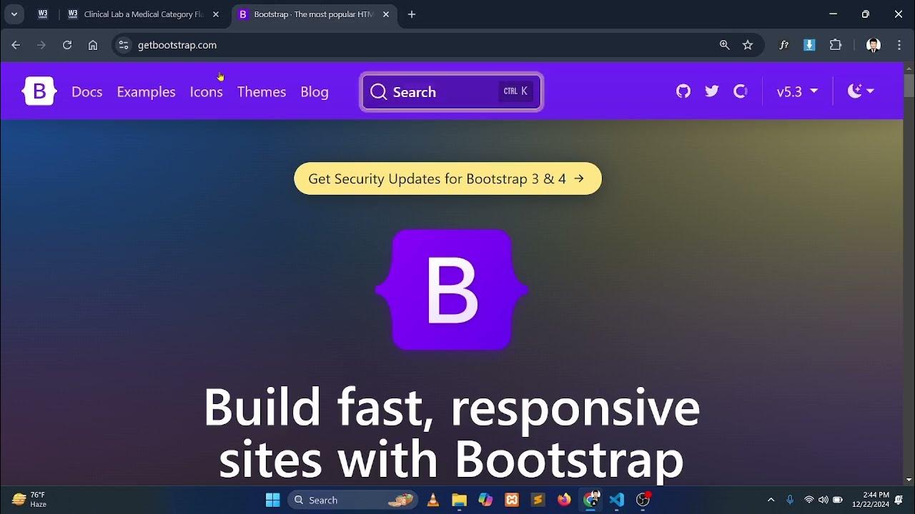 44 Website Design Using Bootstrap 01 Youtube