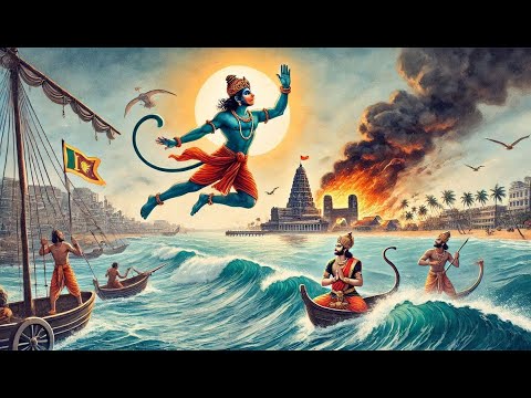 Lord Hanuman Burned Lanka - Warning or Revenge - YouTube