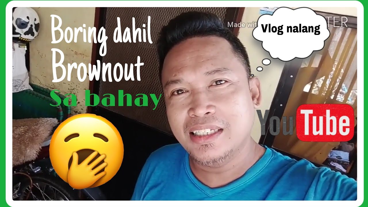 Boring dahil brownout sa bahay.. Relax relax nalang kahit mainit hahaha ...