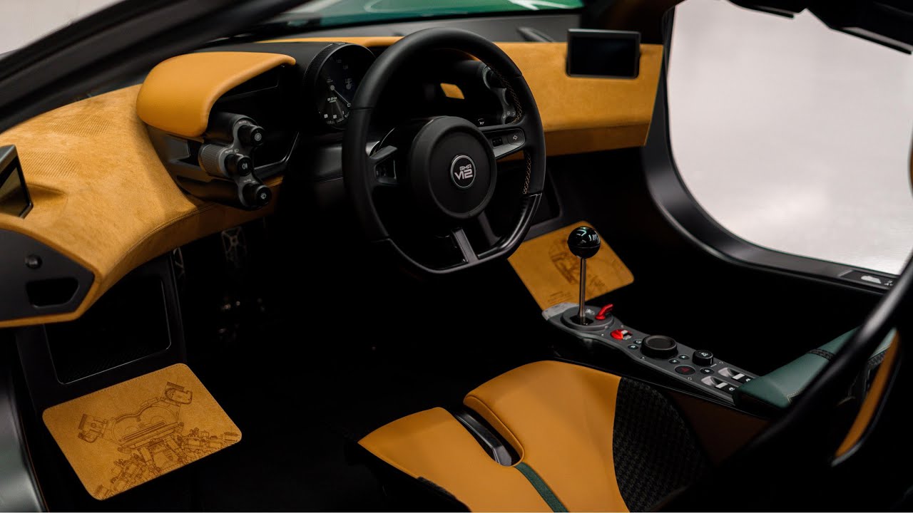 Huntsman x Gordon Murray Automotive Interiors - YouTube