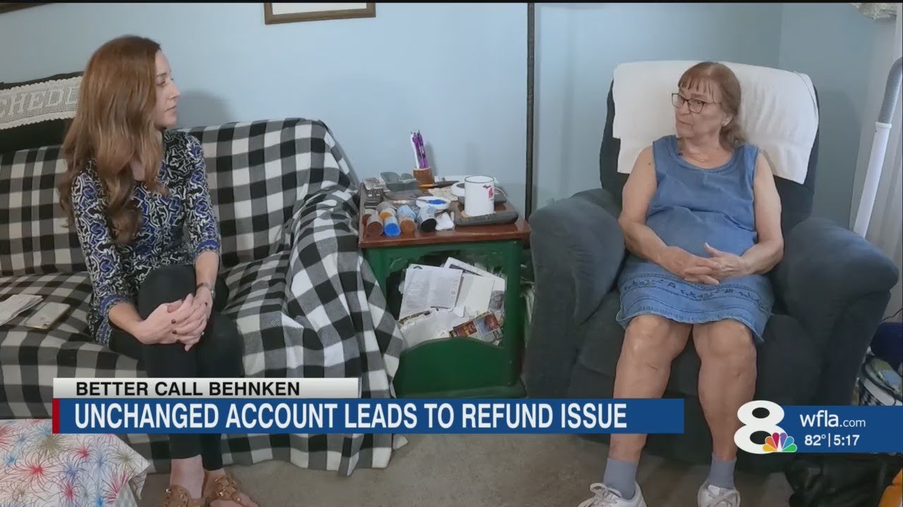 Pinellas County woman can't cash refund check in deceased husband's ...