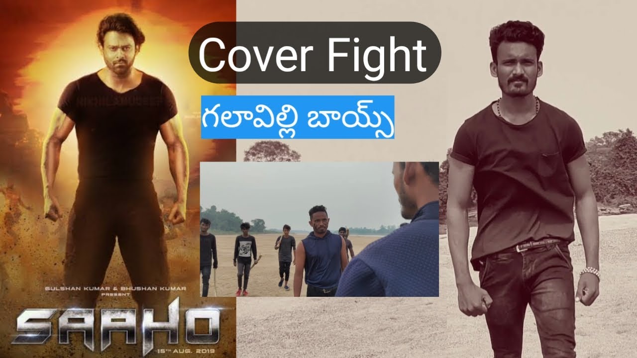 Saaho Cover Fight - Galavilli Boys - YouTube
