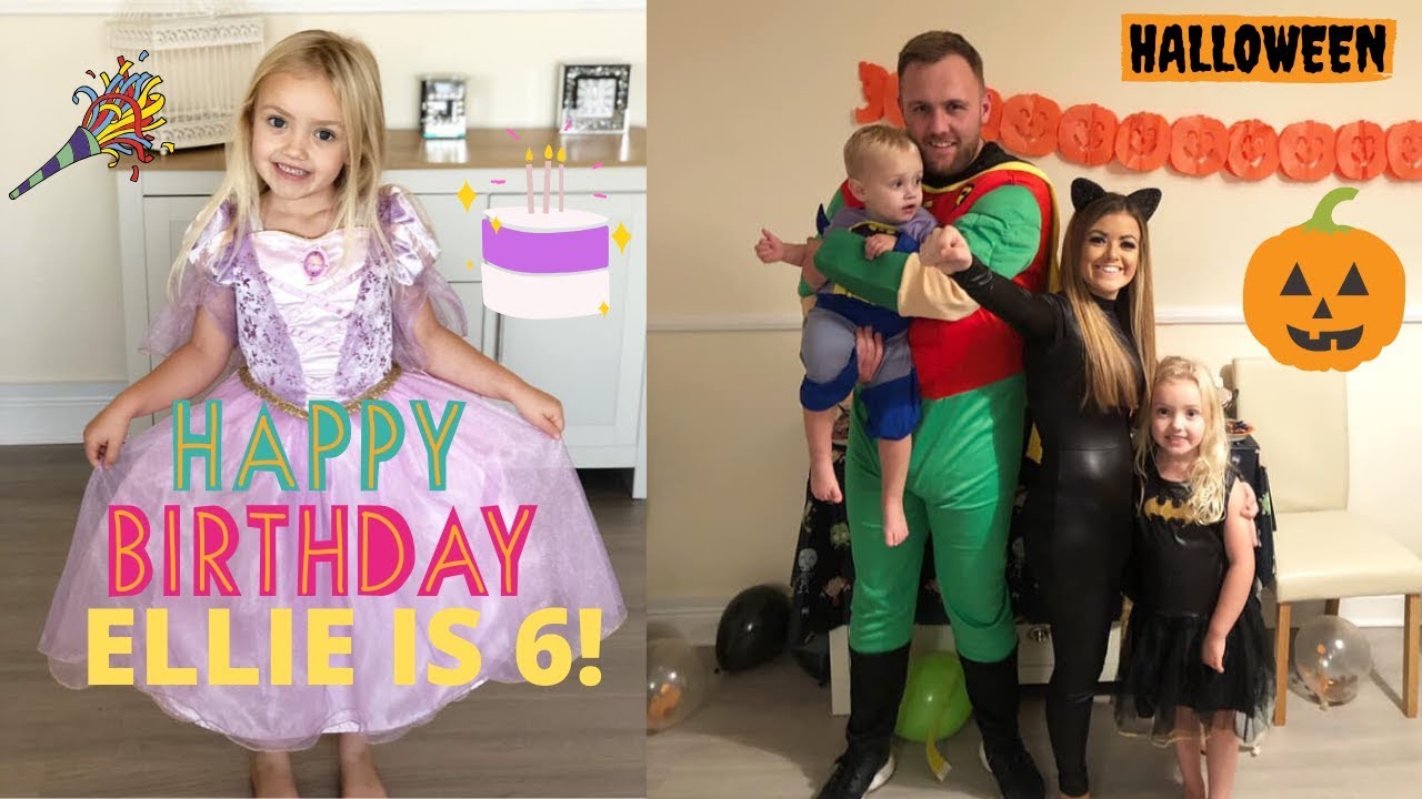 HALLOWEEN, WHAT WE GOT ELLIE FOR HER BIRTHDAY & ELLIE TURNS 6!! 🎃👻🎁🎈🎉 ...