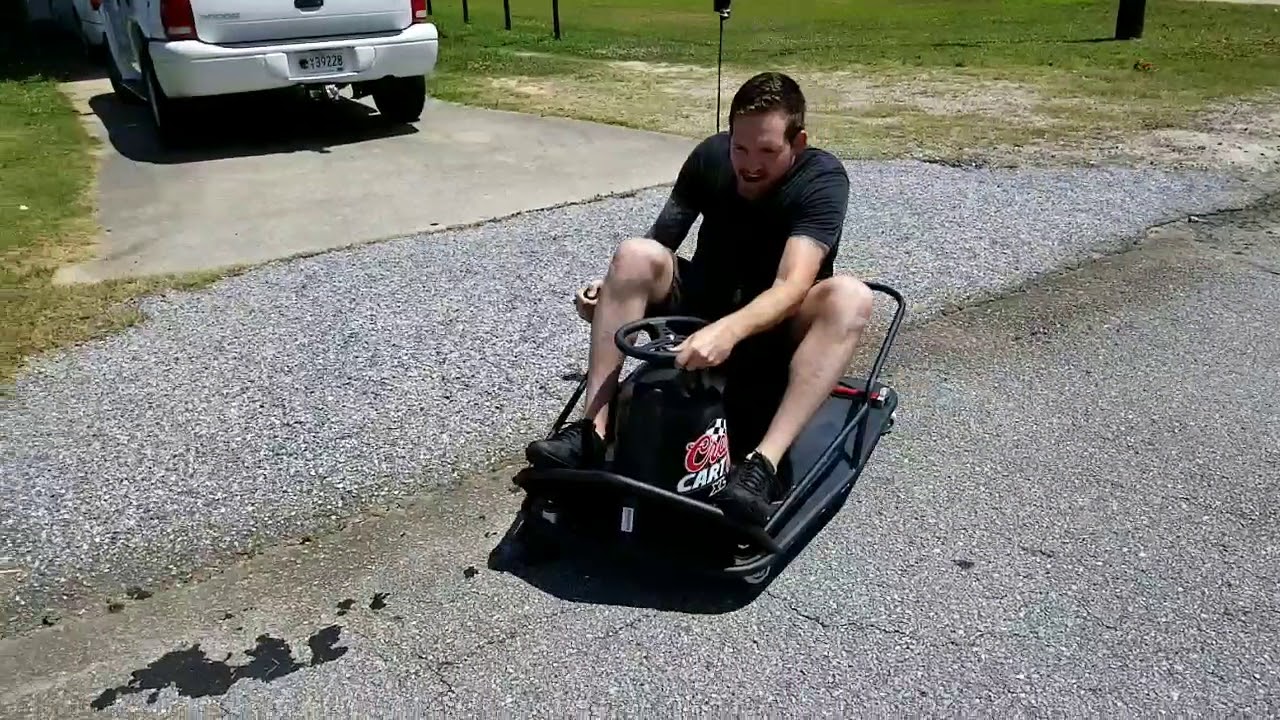 Joshua and Megan Hamby on crazy cart. - YouTube