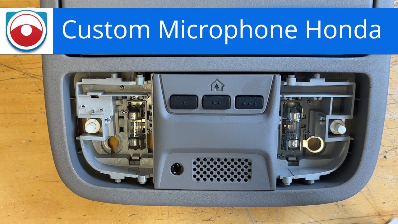 Custom Honda Microphone for Aftermarket Radios. - YouTube