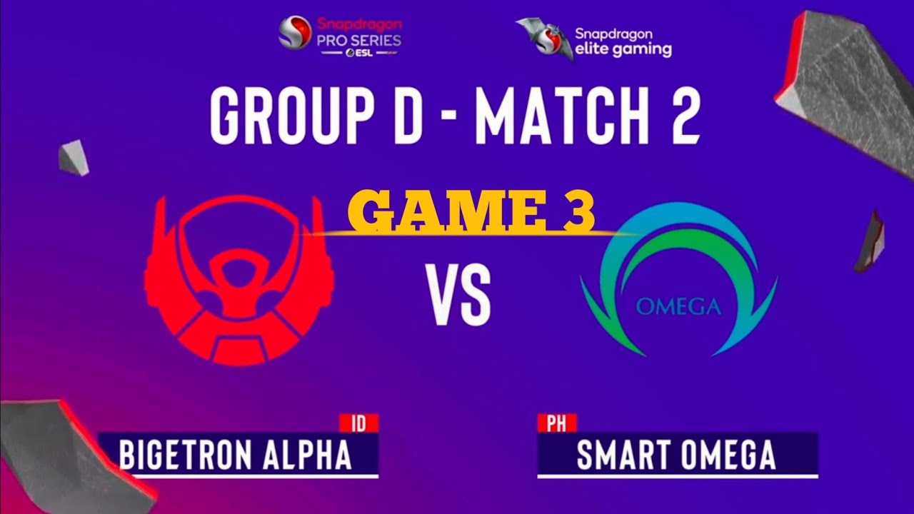 BIGETRON ALPHA ID VS SMART OMEGA PH | GAME 3 | SNAPDRAGON PRO SERIES ...