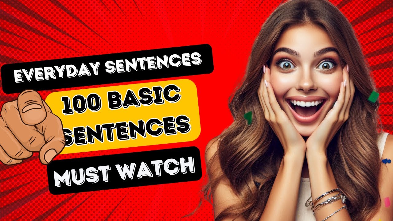 100 Everyday Sentences, Daily Use Basic Sentences, 100 daily use ...