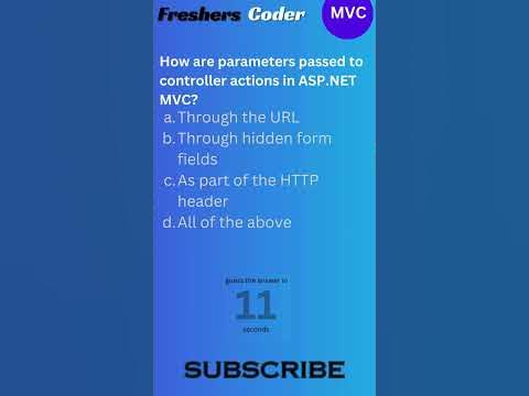 MVC Quiz | parameters passed to controller actions in asp net mvc - YouTube