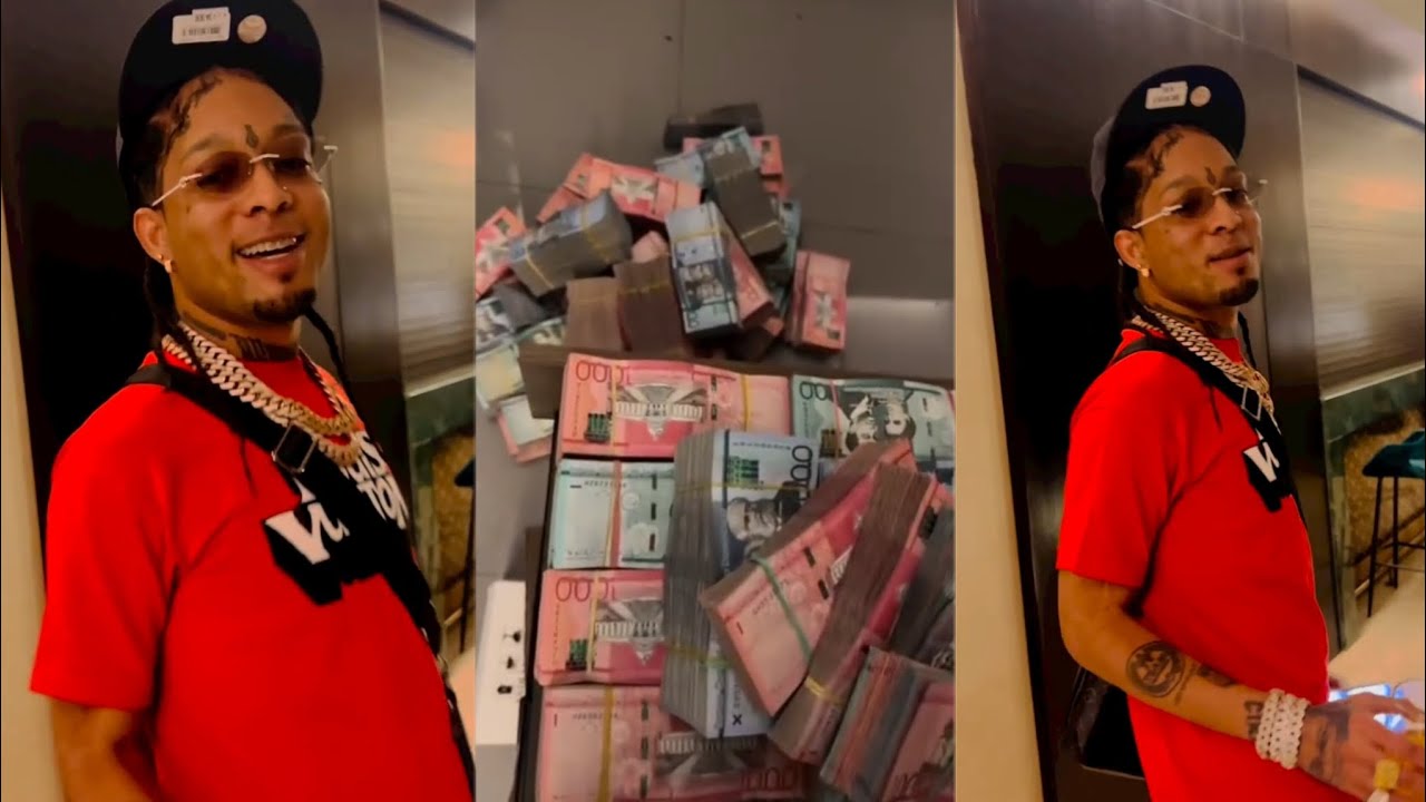 Rochy RD Muestra 30Millones Que Le Dió El Alfa El Jefe " Para Grabar De ...