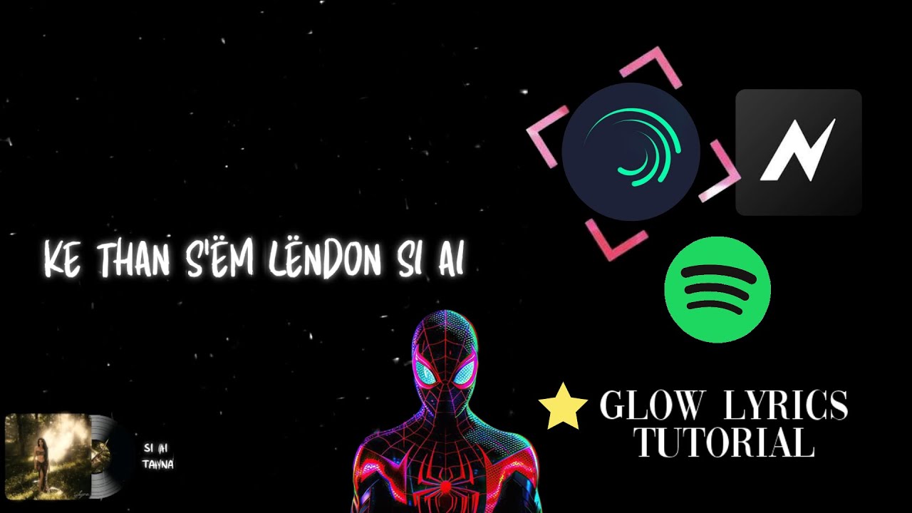 Alight motion tutorial glow lyrics - YouTube
