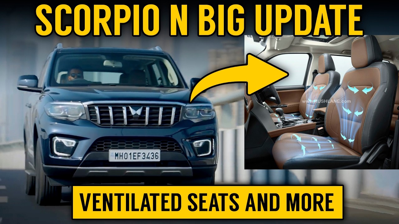 Scorpio N now gets ventilated seats | Scorpio N 2024 launched | Z8 ...
