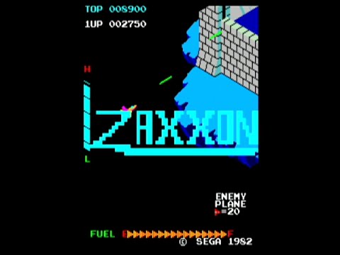 Zaxxon - Arcade Gameplay - Sega 1982 - YouTube