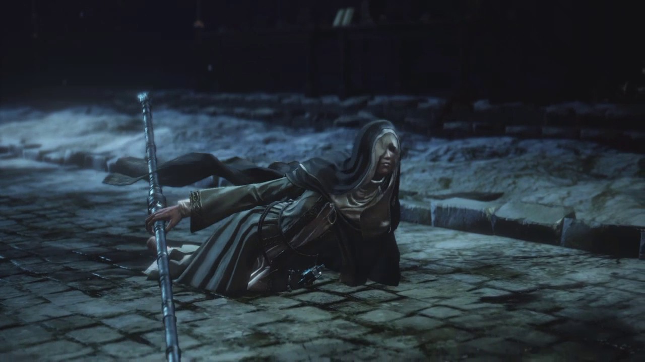 Dark Souls 3 Ashes of Ariandel: Father Ariandel and Friede - YouTube